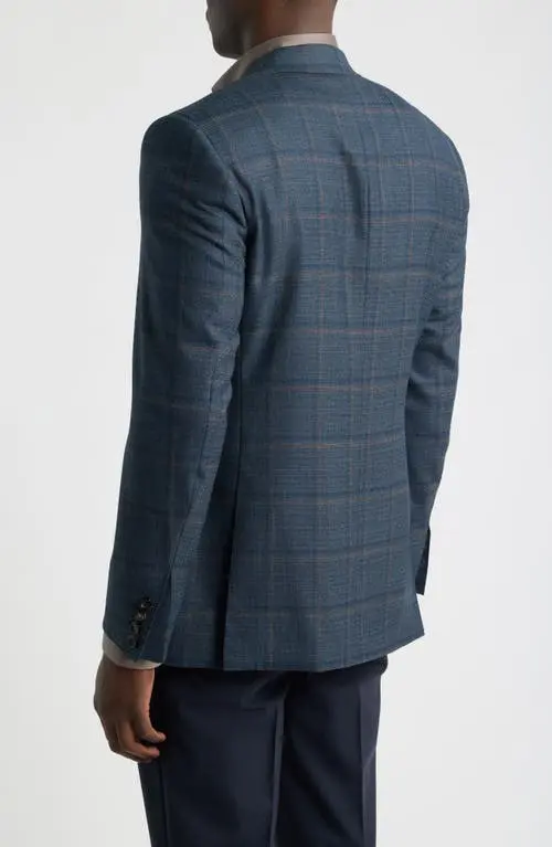 Canali Siena Windowpane Wool Sport Coat