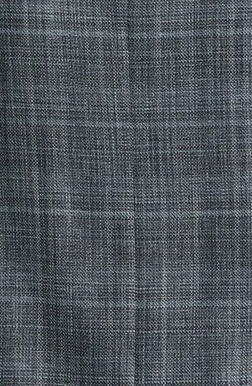 Canali Kei Trim Fit Plaid Sport Coat