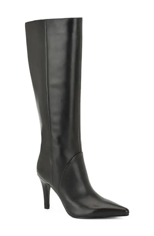 Nine West Korin Wide Calf Knee High Boot - Black