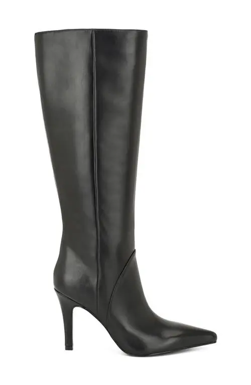 Nine West Korin Wide Calf Knee High Boot - Black