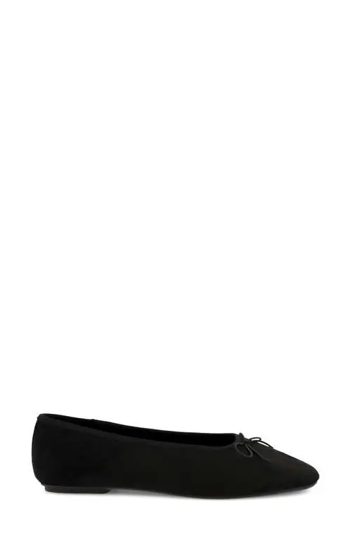 Mia Tinna Faux Leather Ballet Flat - Black