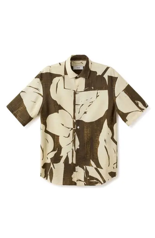 Mango Regular Fit Short Sleeve Button-up Shirt