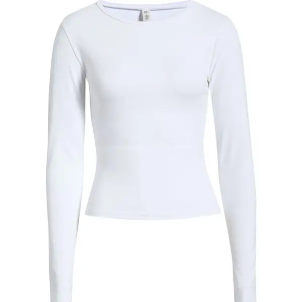 Bp. Smooth Fit Long Sleeve Crewneck T-shirt - White