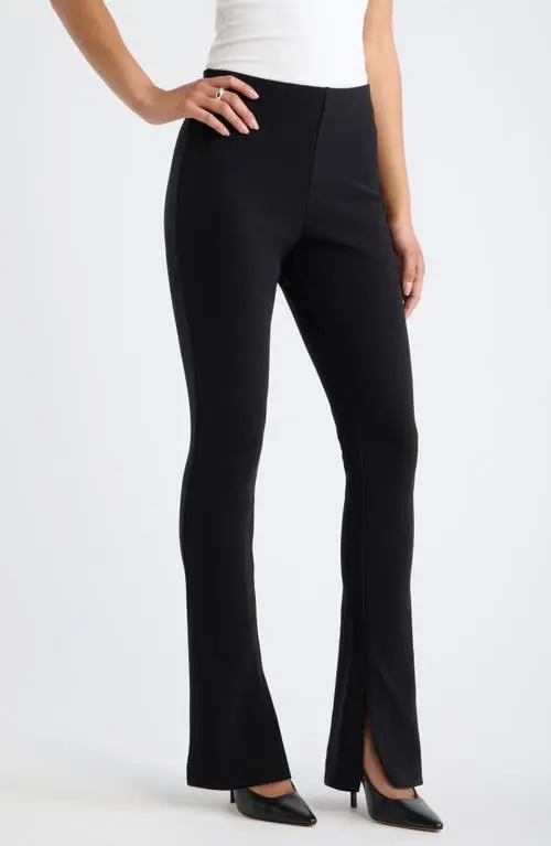 OPEN EDIT Split Hem Knit Pants