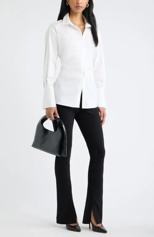OPEN EDIT Split Hem Knit Pants