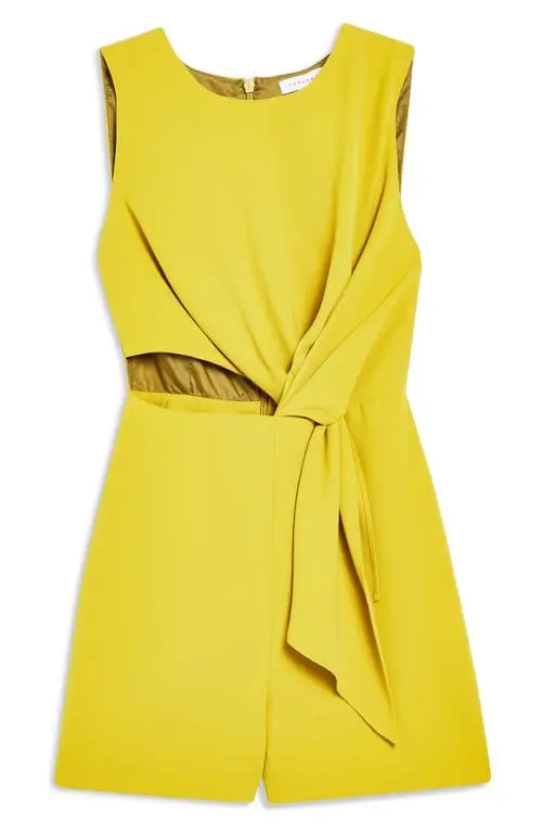 Topshop Twist Drape Romper