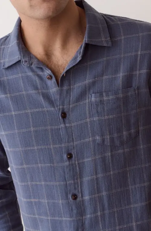 Marine Layer Classic Stretch Windowpane Shirt