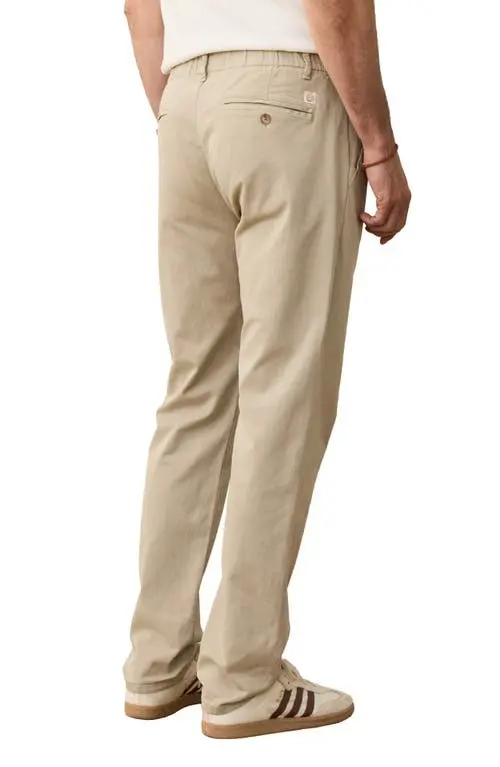 Marine Layer Saturday Slim Straight Leg Twill Chinos