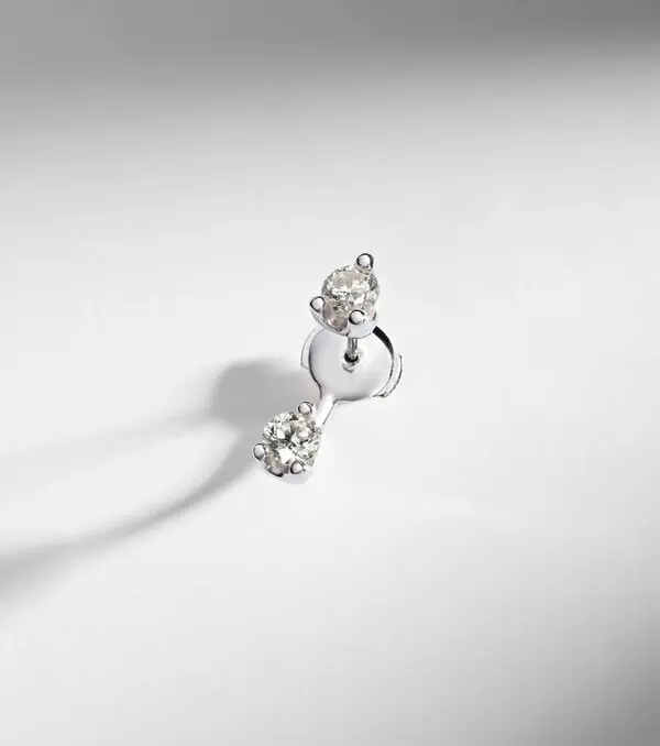 ANITA KO 18kt White Gold Single Earring With Diamonds