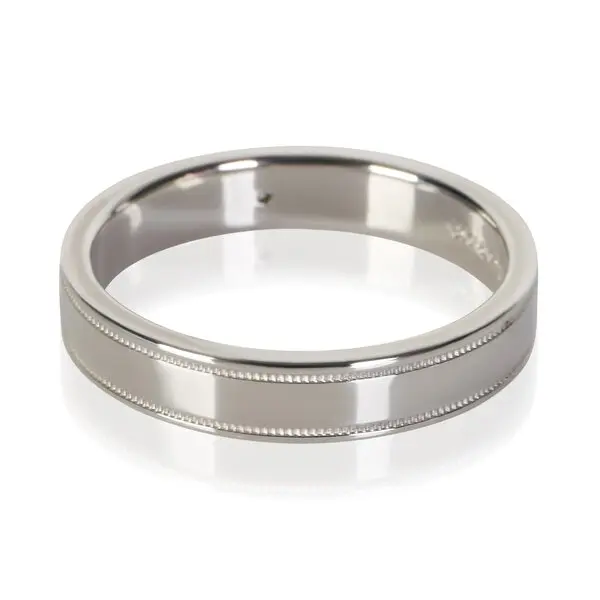 Tiffany & Co. Diamond Double Milgrain Band