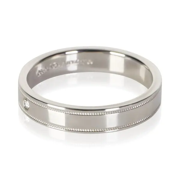 Tiffany & Co. Diamond Double Milgrain Band