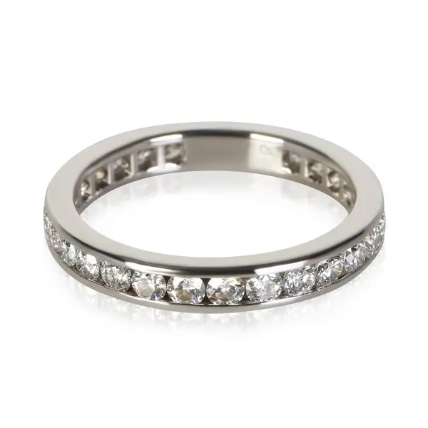 Tiffany & Co. Diamond Channel Set Eternity Band - Platinum