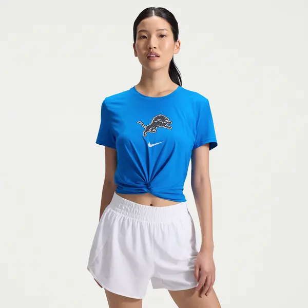 Nike Detroit Lions Rivalries Collection One Classic Twist Dri-fit Nfl T-shirt - Blue