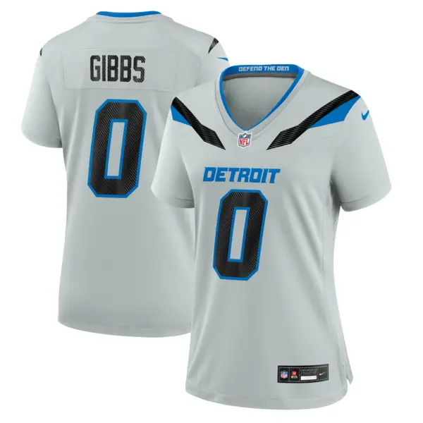 Nike Jahmyr Gibbs Detroit Lions Rivalries Collection Nfl Game Jersey - Grey