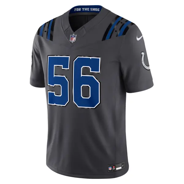 Nike Quenton Nelson Indianapolis Colts Rivalries Collection Dri-fit Nfl Limited Jersey - Grey