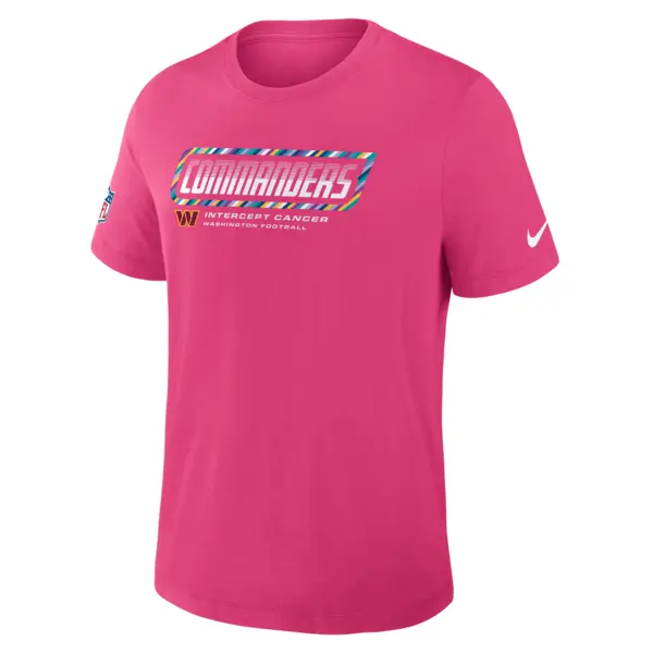 Nike Washington Commanders Crucial Catch Sideline Dri-fit Nfl T-shirt - Pink