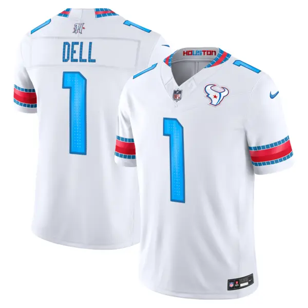 Nike Tank Top Dell Houston Texans Rivalries Collection Dri-fit Nfl Limited Jersey - White