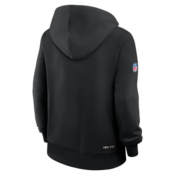 Nike Philadelphia Eagles Crucial Catch Standard Issue Dri-fit Nfl Pullover Hoodie - Black