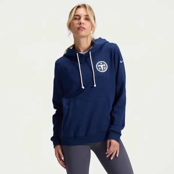 Nike Tennessee Titans Rivalries Collection Sideline Dri-fit Nfl Pullover Hoodie