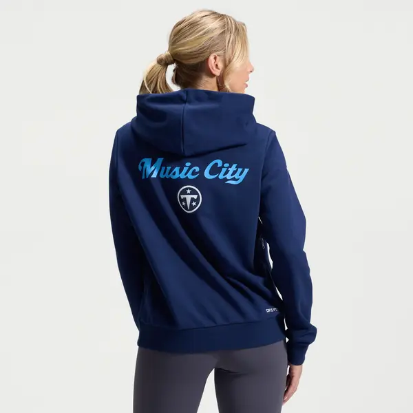Nike Tennessee Titans Rivalries Collection Sideline Dri-fit Nfl Pullover Hoodie