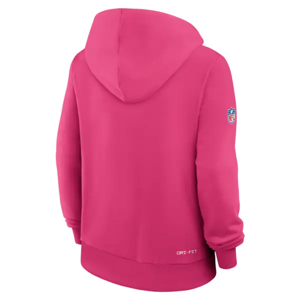 Nike Green Bay Packers Crucial Catch Standard Issue Dri-fit Nfl Pullover Hoodie - Pink