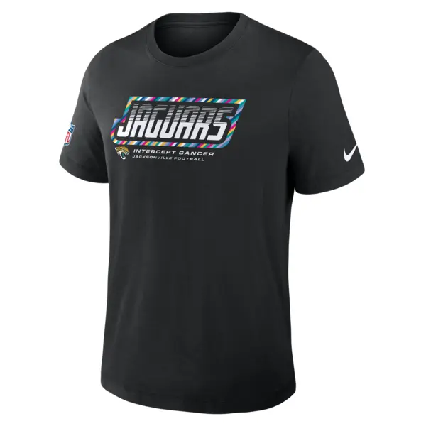 Nike Jacksonville Jaguars Crucial Catch Sideline Dri-fit Nfl T-shirt - Black