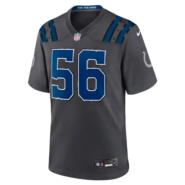 Nike Quenton Nelson Indianapolis Colts Rivalries Collection Nfl Game Jersey - Grey