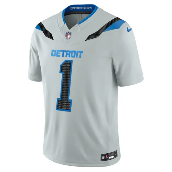 Nike Jameson Williams Detroit Lions Rivalries Collection Dri-fit Nfl Limited Jersey - Grey