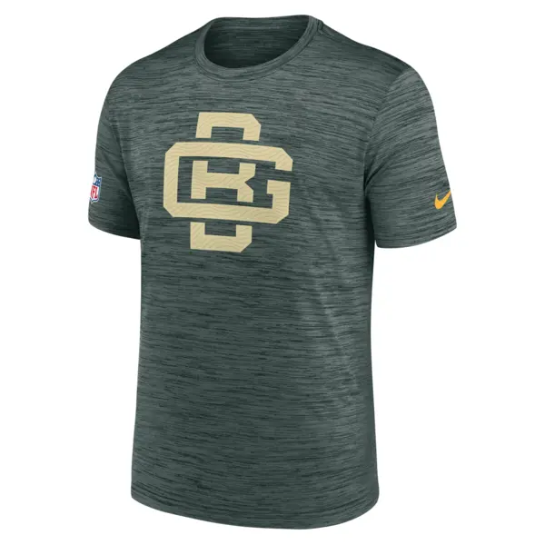 Nike Bay Packers Rivalries Collection Sideline Velocity Dri-fit Nfl T-shirt - Green