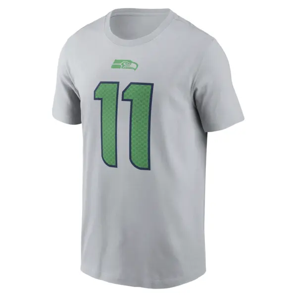Nike Jaxon Smith-njigba Seattle Seahawks Rivalries Collection Nfl T-shirt - Grey