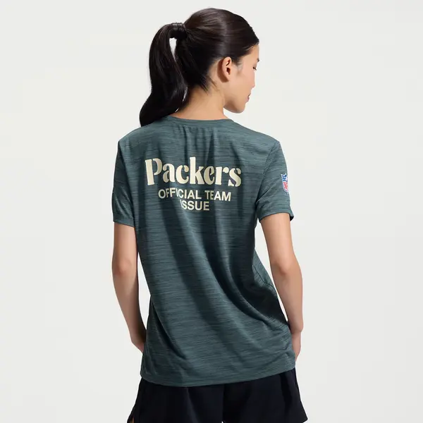 Nike Bay Packers Rivalries Collection Sideline Velocity Dri-fit Nfl T-shirt
