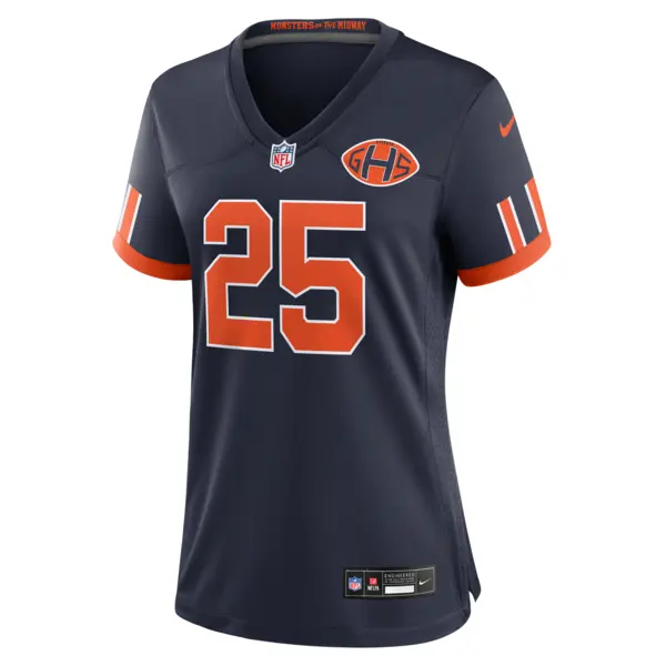 Nike Kyle Monangai Chicago Bears Rivalries Collection Nfl Game Jersey - Blue