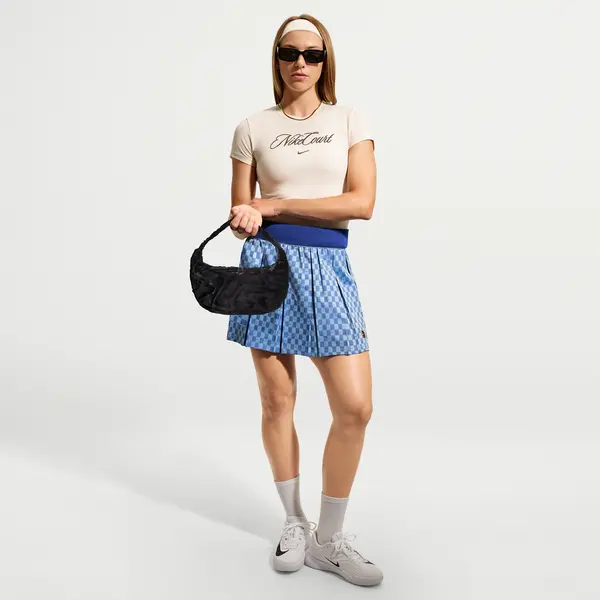 Nike Court Court Collection High-waisted-rise Tennis Skirt - Blue