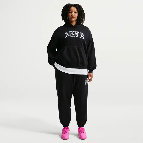 Nike Studio Fleece Medium Weight Oversized Cuffed Logo Pants