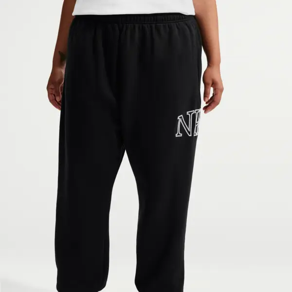 Nike Studio Fleece Medium Weight Oversized Cuffed Logo Pants