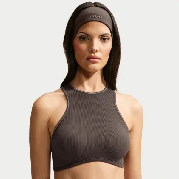 Nike Skims Ribbed Seamless Racerneck Bra