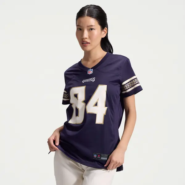 Nike Randy Moss Minnesota Vikings Rivalries Collection Nfl Game Jersey - Purple