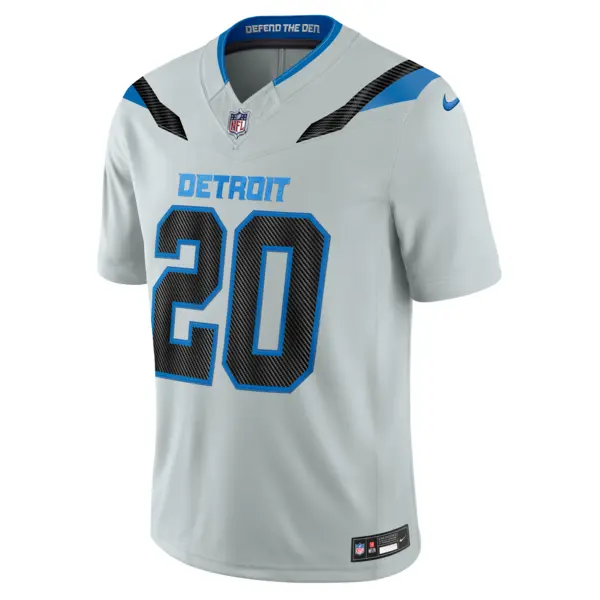Nike Barry Sanders Detroit Lions Rivalries Collection Dri-fit Nfl Limited Jersey - Grey
