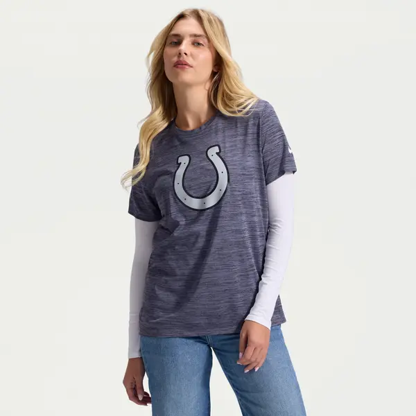 Nike Indianapolis Colts Rivalries Collection Sideline Velocity Dri-fit Nfl T-shirt - Black