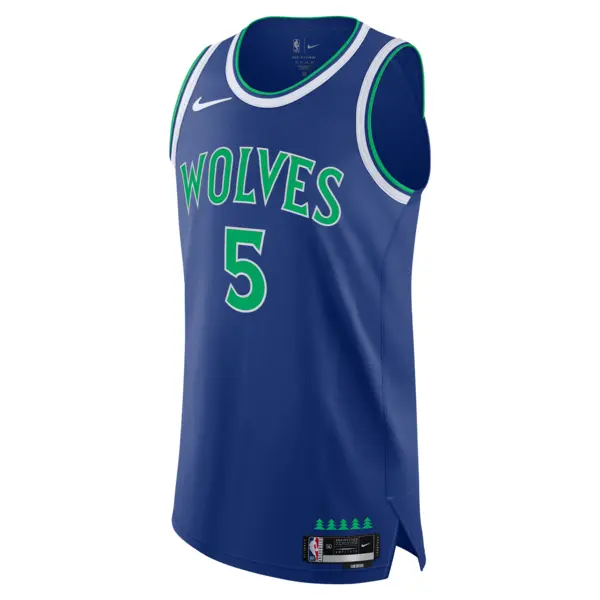 Nike Minnesota Timberwolves Anthony Edwards Dri-fit Adv Nba Authentic Jersey - Blue