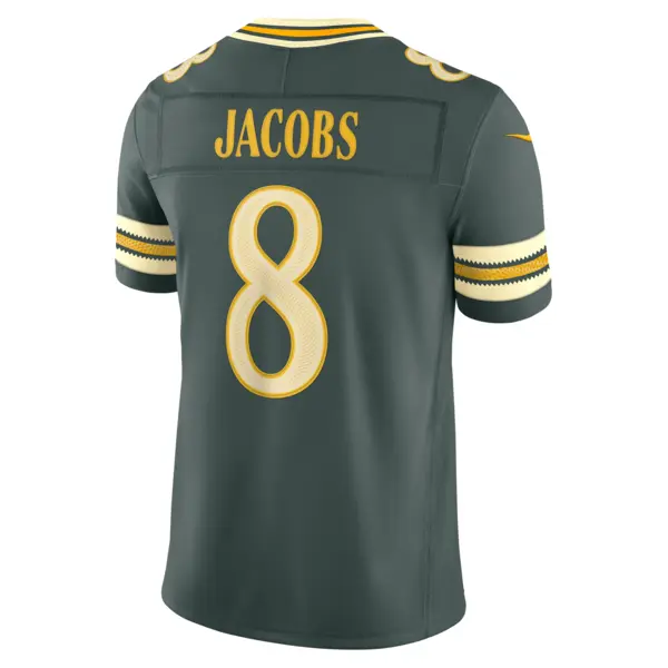 Nike Josh Jacobs Bay Packers Rivalries Collection Dri-fit Nfl Limited Jersey