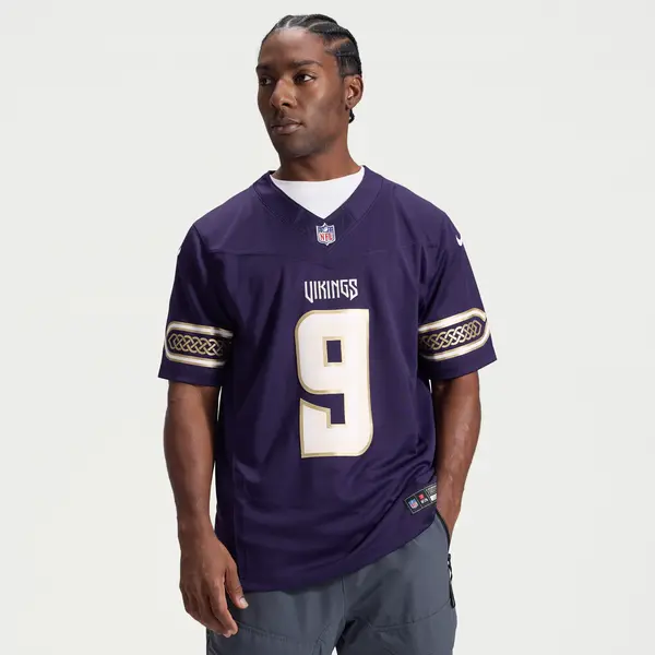 Nike J.j. Mccarthy Minnesota Vikings Rivalries Collection Dri-fit Nfl Limited Jersey - Purple