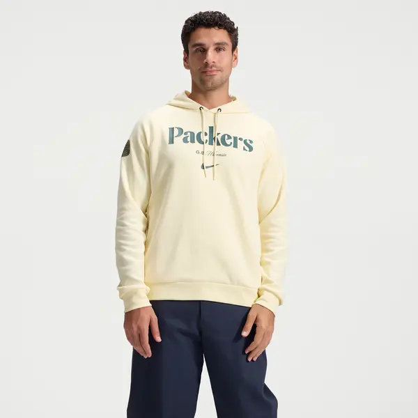 Nike Bay Packers Rivalries Collection Primary Dri-fit Nfl Pullover Hoodie - Green