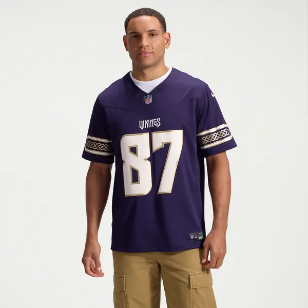 Nike T.j. Hockenson Minnesota Vikings Rivalries Collection Dri-fit Nfl Limited Jersey - Purple