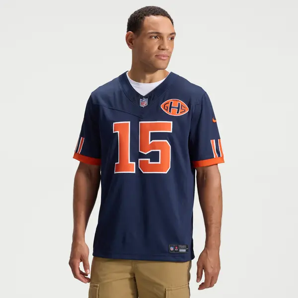 Nike Rome Odunze Chicago Bears Rivalries Collection Dri-fit Nfl Limited Jersey - Blue