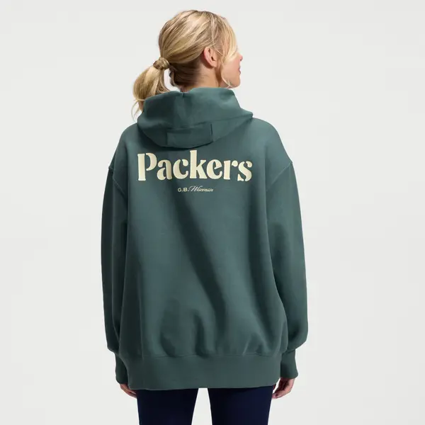 Nike Bay Packers Rivalries Collection Phoenix Nfl Oversized Pullover Hoodie