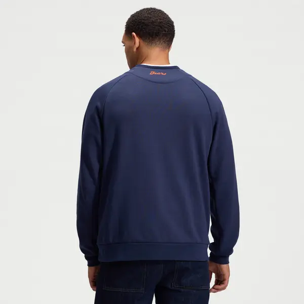 Nike Chicago Bears Rivalries Collection Primary Dri-fit Nfl Pullover Crew - Blue