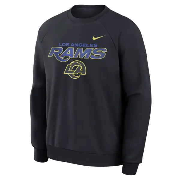 Nike Los Angeles Rams Rivalries Collection Primary Dri-fit Nfl Pullover Crew