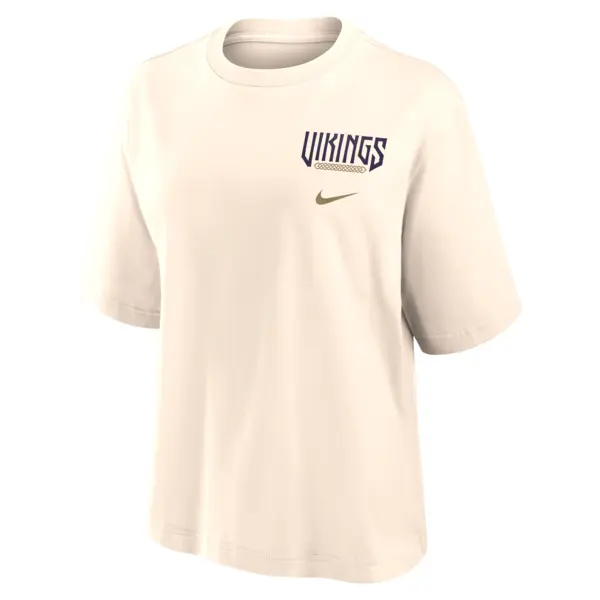 Nike Minnesota Vikings Rivalries Collection Boxy Nfl T-shirt - White
