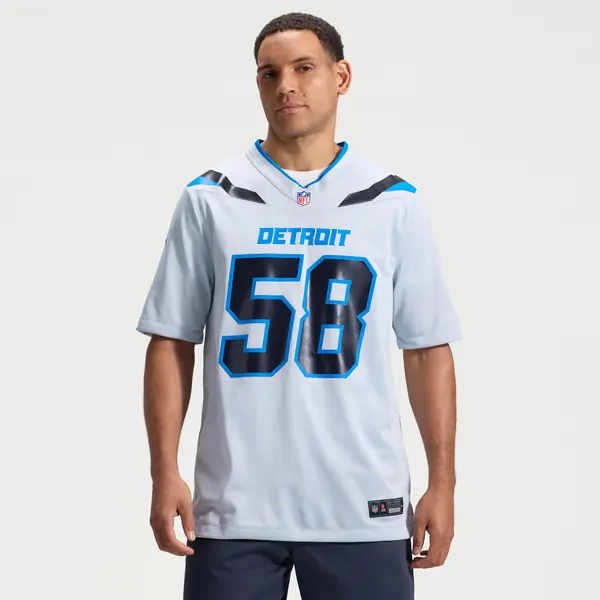 Nike Penei Sewell Detroit Lions Rivalries Collection Nfl Game Jersey - Grey